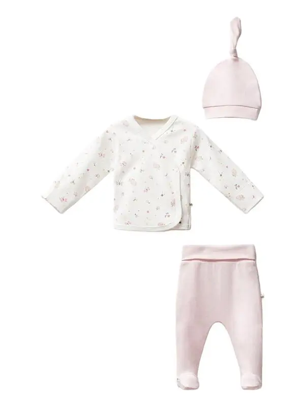 MOI NOI Floral Print Outfit Set - Pink