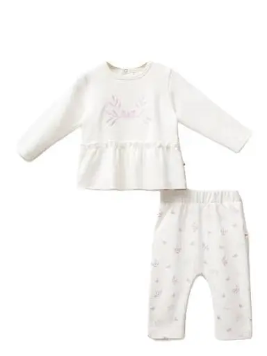 MOI NOI Butterfly Outfit Set - Pink
