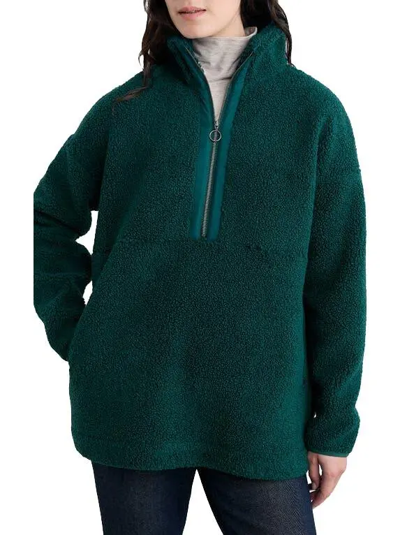 SEASALT CORNWALL Barnaloft Fleece Pullover - Verte