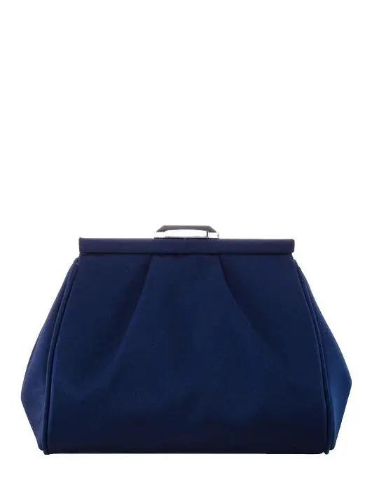 Nina Blayz Frame Clutch - Navy