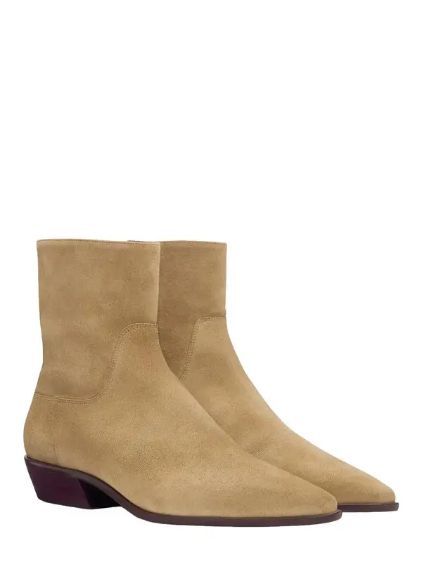 REFORMATION Dominique Bootie - Hazel Suede