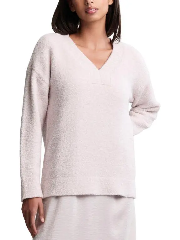 Barefoot Dreams Cozychic® V-neck Sweater - Sand Dune