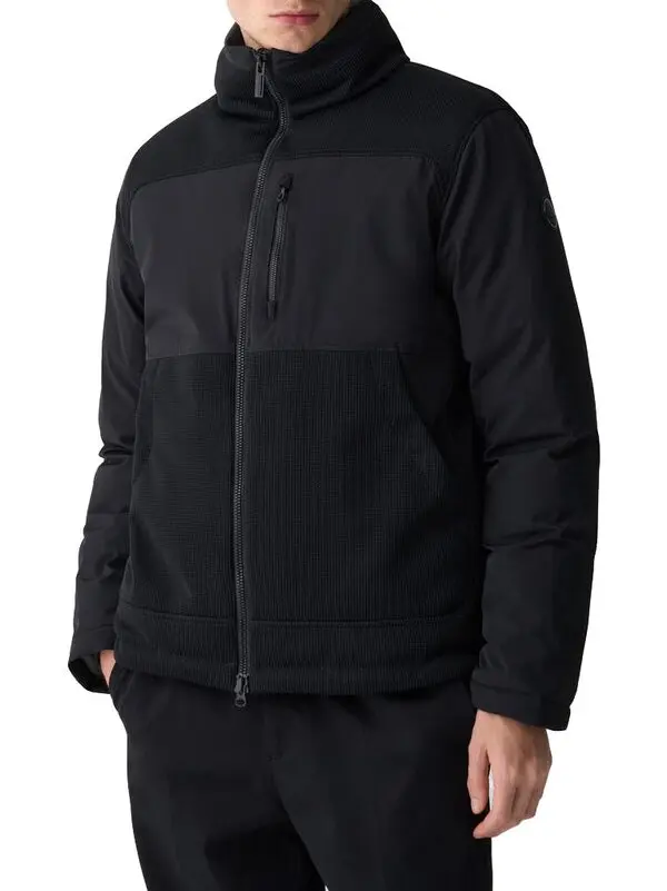 COLMAR Mixed Media Waterproof Down Jacket - Black-vulcan