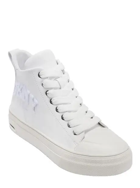 Dkny Mid Top Sneakers - Bright White