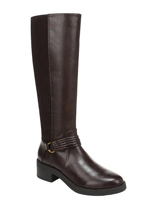 LIFESTRIDE Knee High Boots - Dark Brown