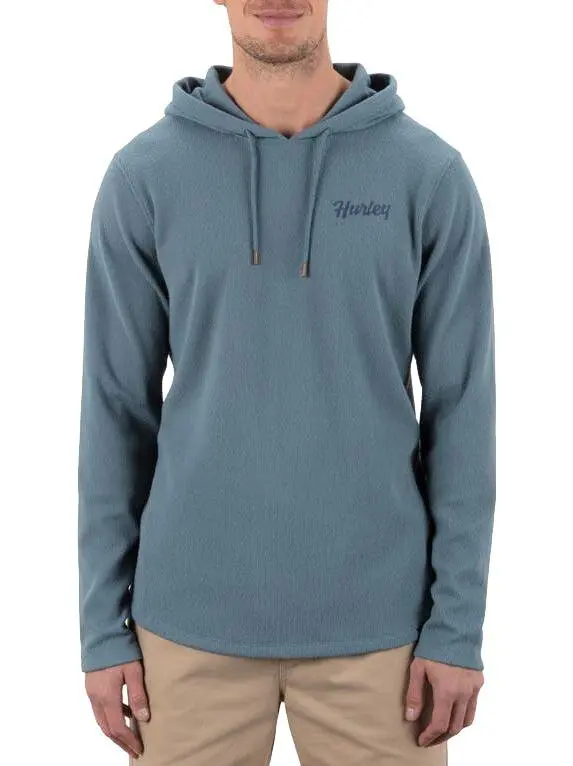 Hurley Thermal Hoodie - Grey Teal