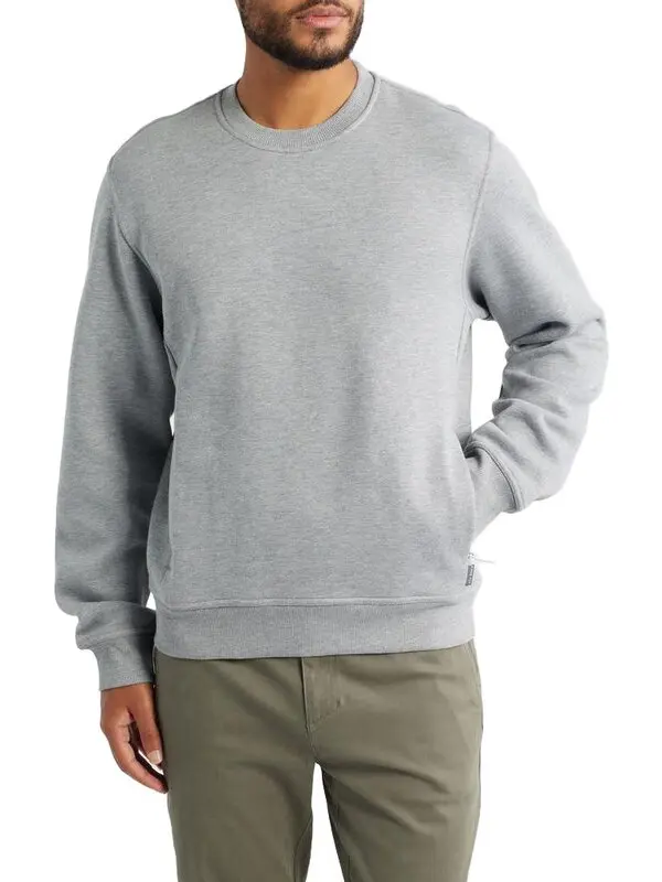 FREE FLY Northcoast Sweatshirt - Heather Grey