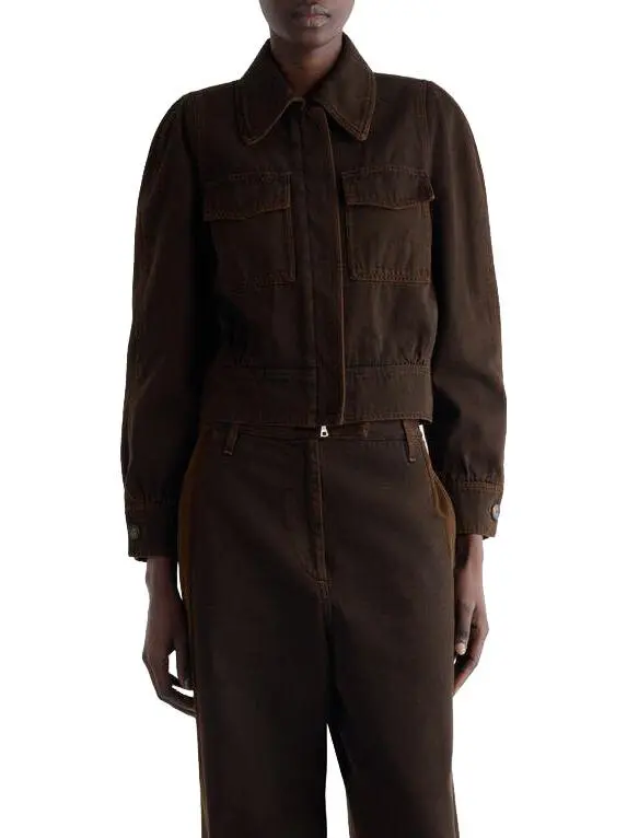 Dries Van Noten Vistam Denim Jacket - Brown
