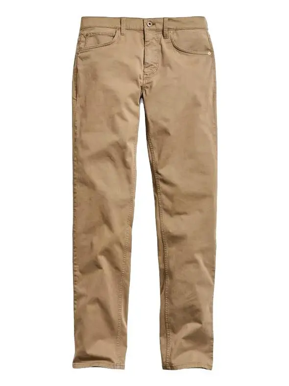 Billy Reid Cochran Stretch Cotton Five-pocket Pants - Moss Green
