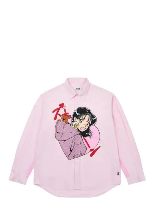 PALACE Rear View Shirt - Pink