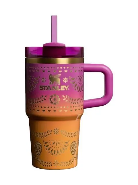 STANLEY 20oz Dia De Muertos Quencher H2.0 Flowstate Tumbler - Sunrise Catrina
