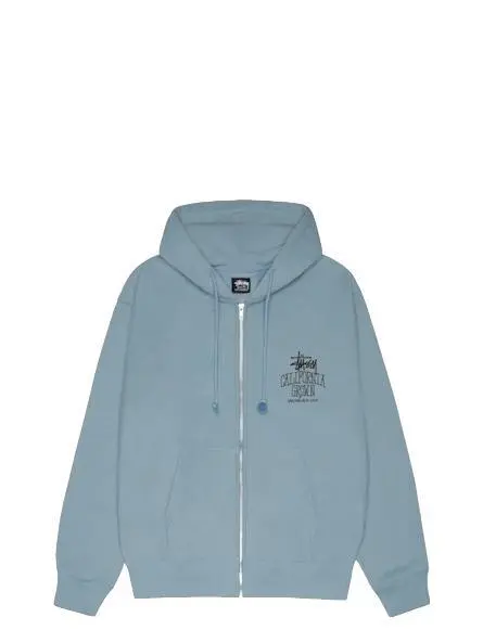 StÜssy Cali Grown Zip Hoodie - Slate