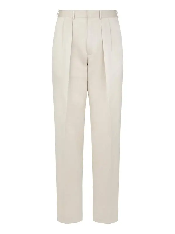 TOM FORD Cotton And Mulberry Silk Trousers - Pink