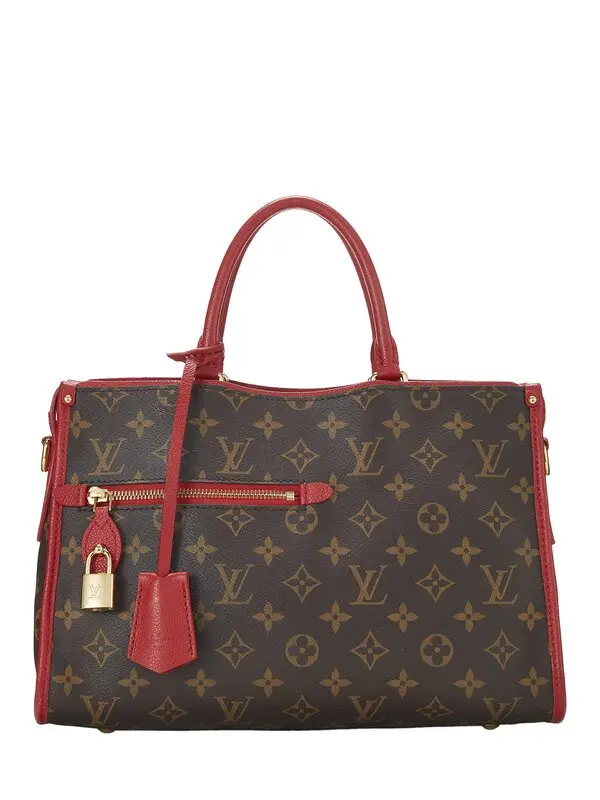 LOUIS VUITTON Monogram Canvas Shoulder Bag - Brown