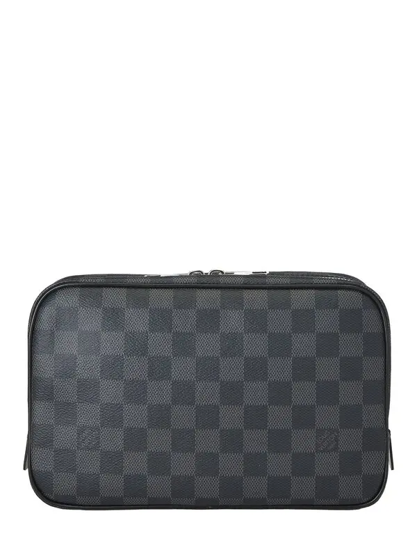 LOUIS VUITTON Damier Graphite Toiletry Pouch - Black