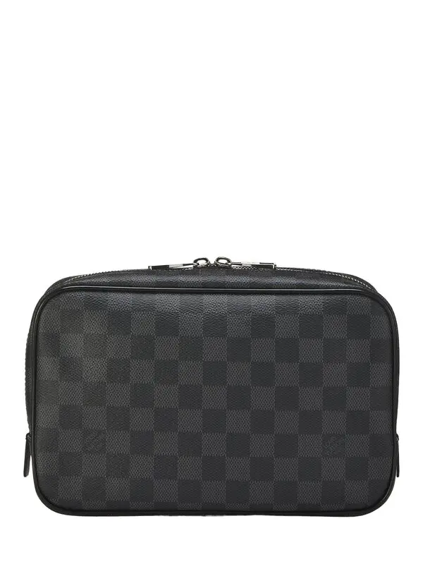 LOUIS VUITTON Damier Graphite Toiletry Pouch - Black