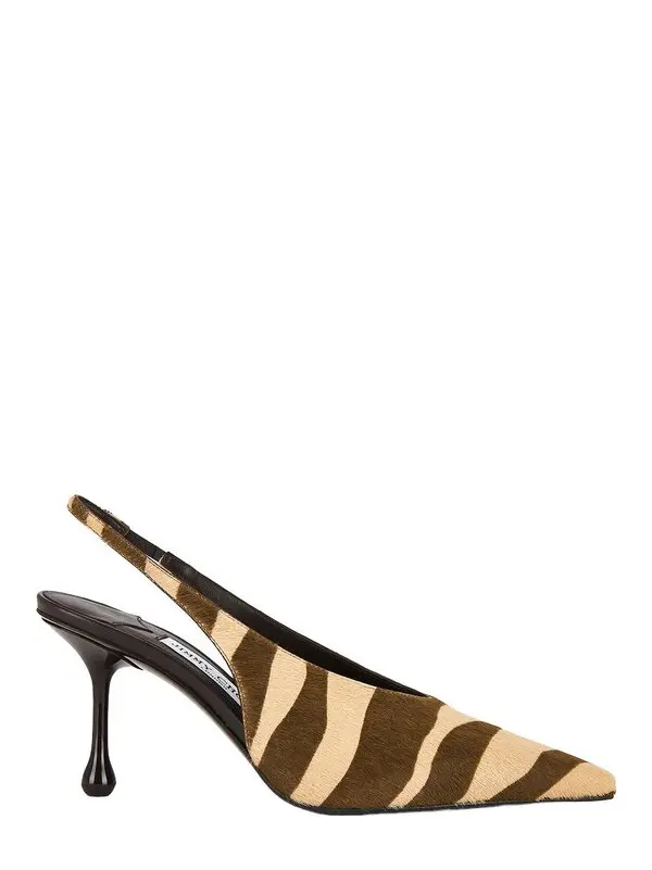 JIMMY CHOO Isa 80 Slingback Pump - Chocolate Mix