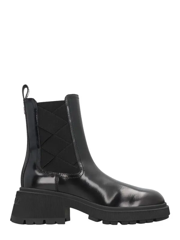 JIMMY CHOO Louri Leather Ankle Boots - Black