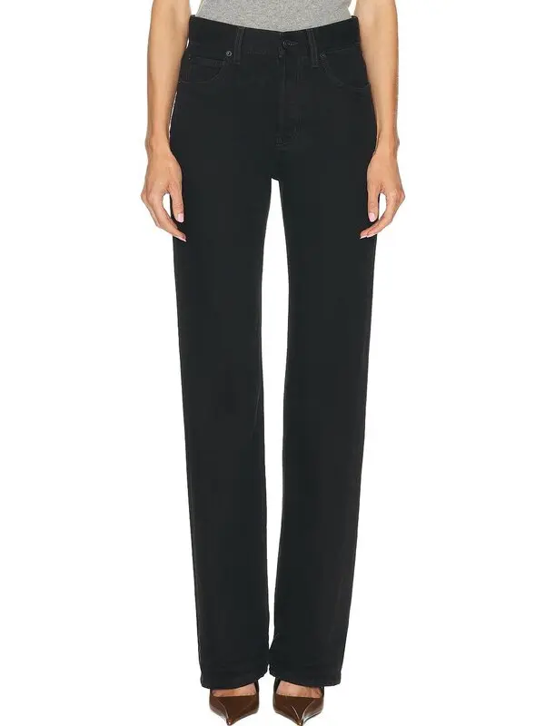 Saint Laurent Nico Wide Leg - Berlin Black