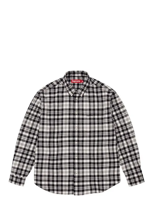 Supreme Plaid Flannel Shirt - White