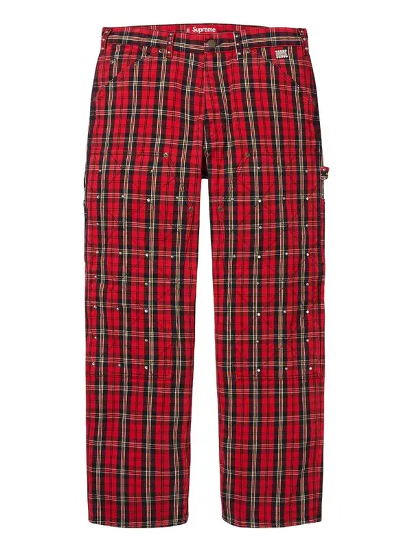 Supreme X B.b. Simon Quilted Painter Pant - Red