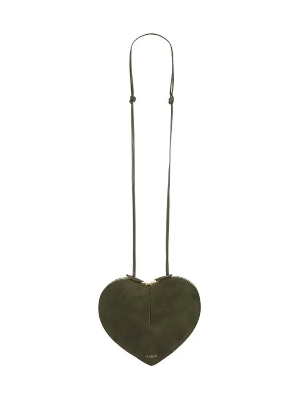 Alaïa Le Coeur Shoulder Bag - Olive