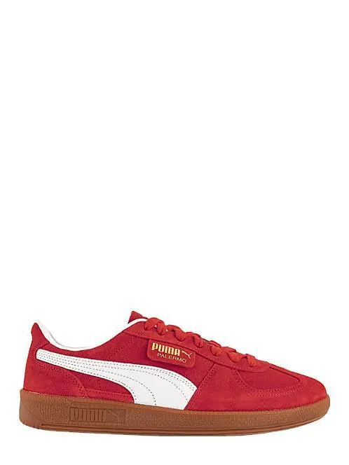 PUMA Palermo Suede Low-top Trainers - Red White