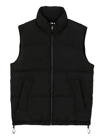 Sandro Sleeveless Stretch-woven Puffer - Black