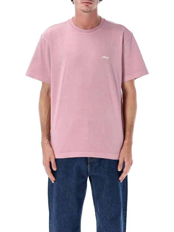 Obey T Shirts And Polos - Pigment Lilac