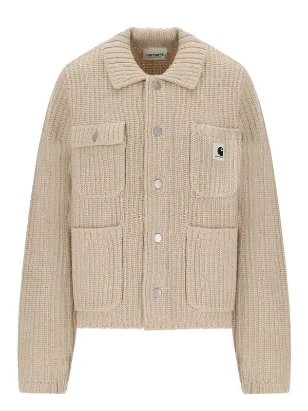 Carhartt Work In Progress W' Michigan Fleur De Sel Cardigan - Beige
