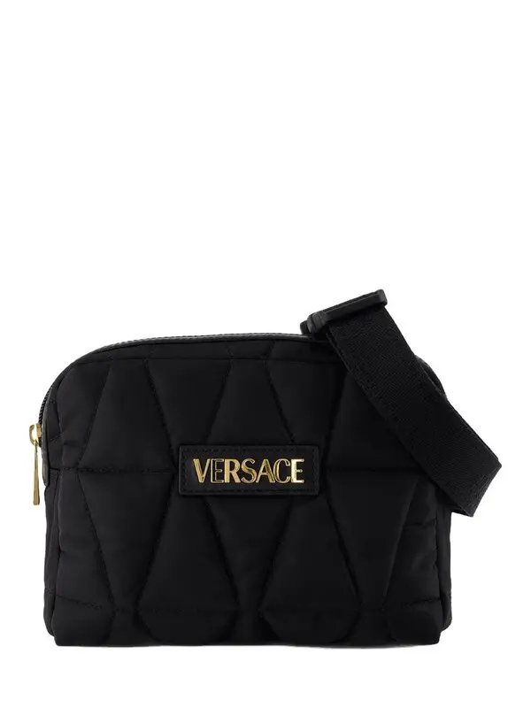 Versace Nylon Belt Bag - Black