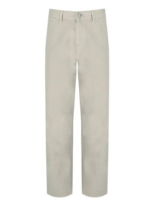 Carhartt Work In Progress Single Knee Cotton Trousers - Beige