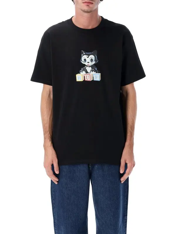 HUF T Shirts And Polos - Black