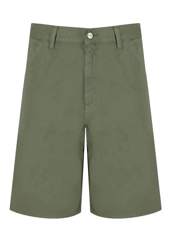 Carhartt Work In Progress Cotton Bermuda Shorts - Green