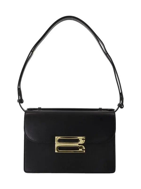 Victoria Beckham Dorian Leather Crossbody - Black