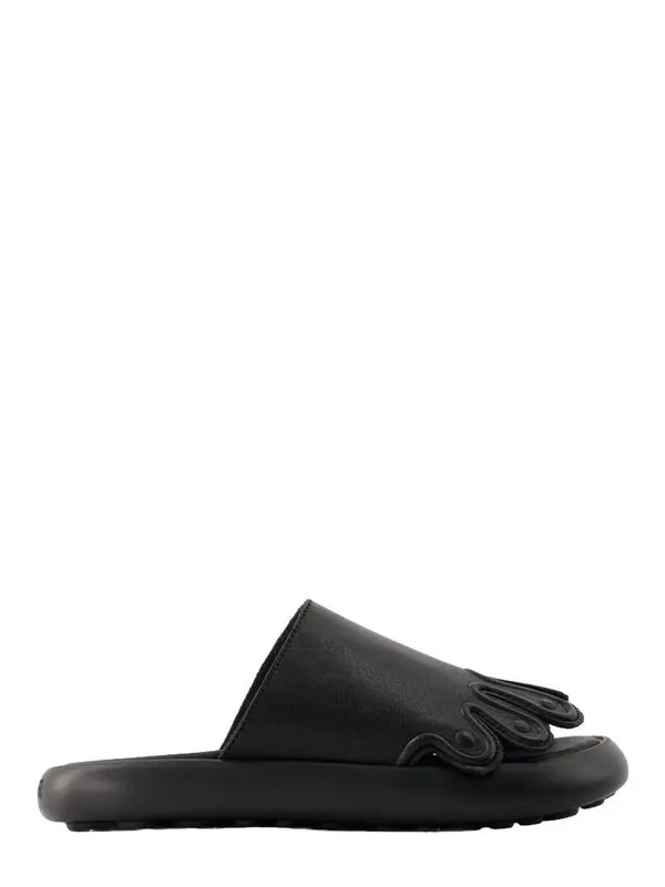 Camper Pelotas Flota Leather Sandals - Black