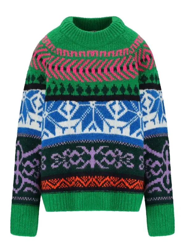 Essentiel Antwerp Irelando Crewneck Sweater - Green