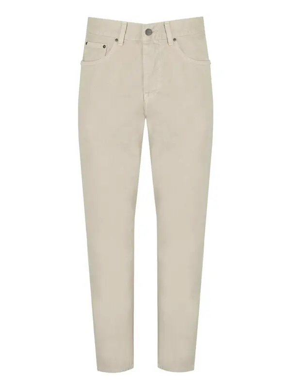 Carhartt Work In Progress Cotton Twill Trousers - Beige