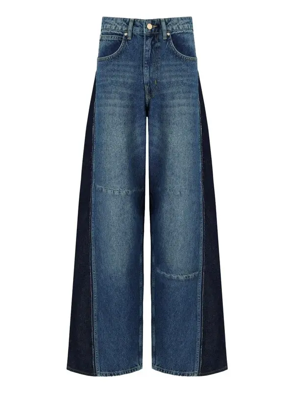 Essentiel Antwerp Industrious Wide Leg Jeans - Blue