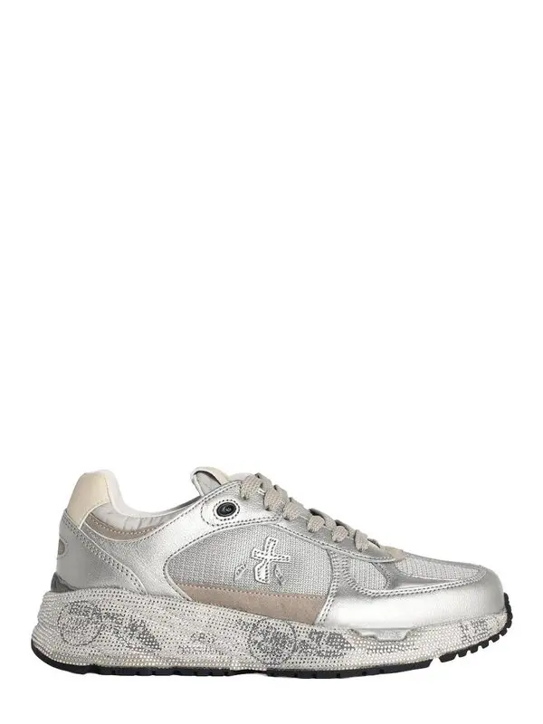 Premiata Mased 7093 Leather Blend Sneakers - Grey