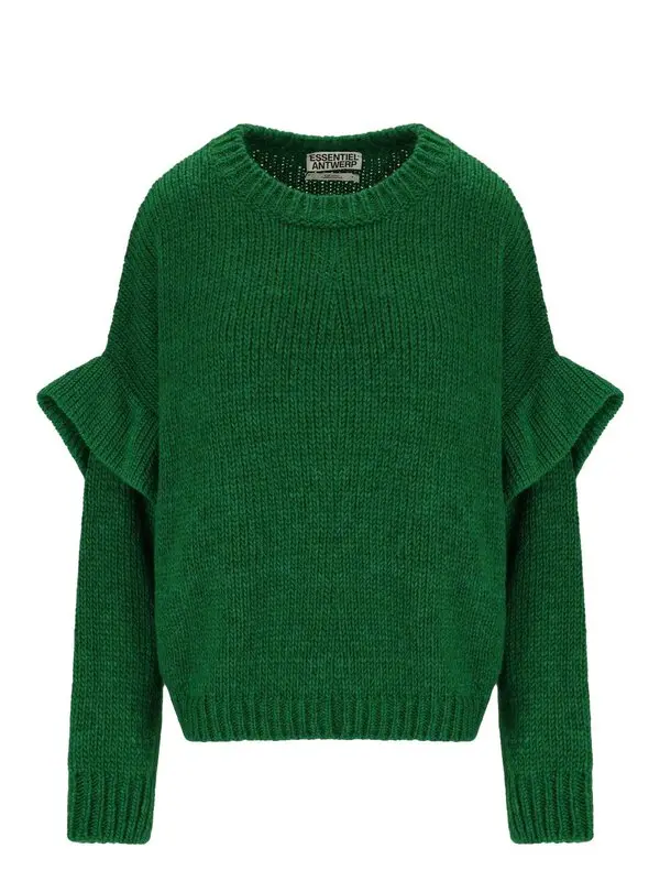 Essentiel Antwerp Ijune Wool Blend Sweater - Green
