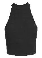 Balmain Knit Halter Top - Black