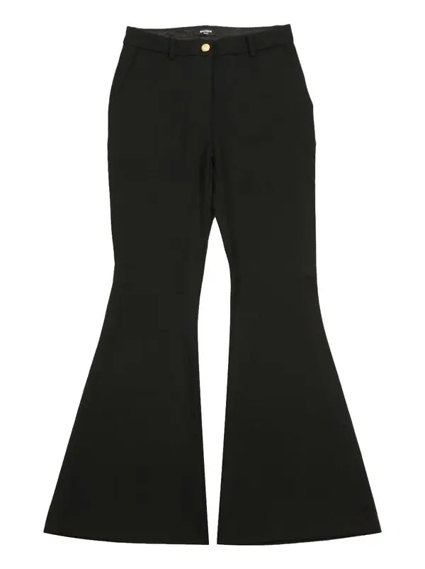 Balmain Flared Trousers - Black