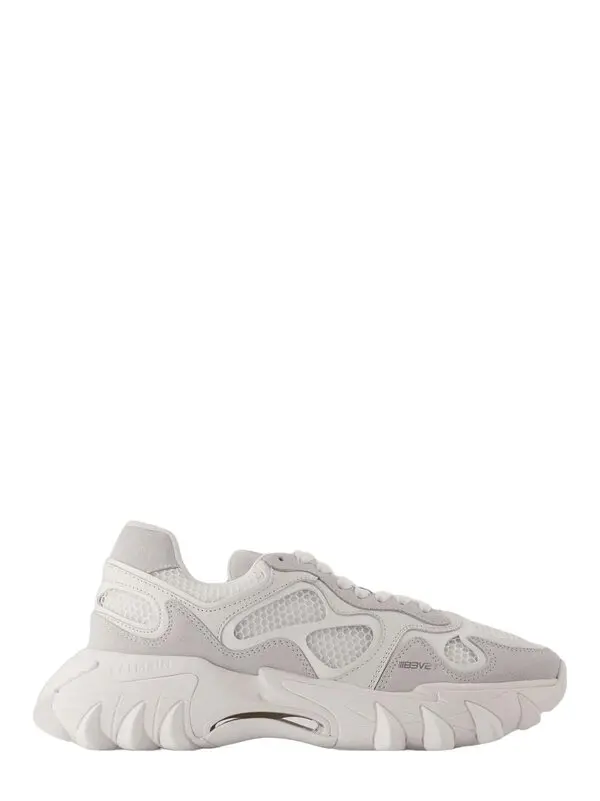 Balmain B-east Leather Sneakers - White