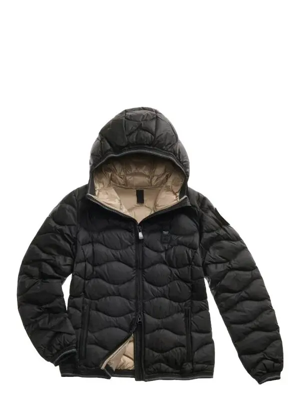 BLAUER. Quilted Down Jacket - Black