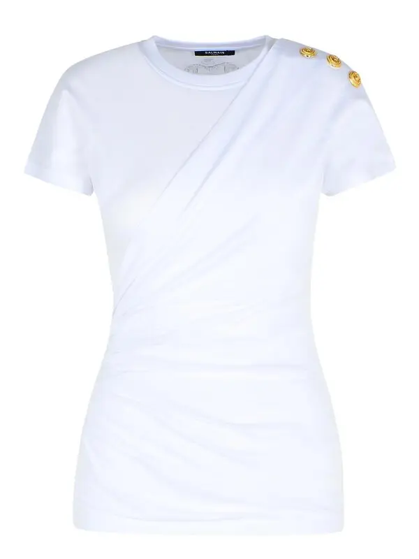 Balmain Cotton T-shirt - White