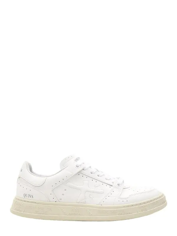 Premiata Low Top Lace Up Sneakers - White