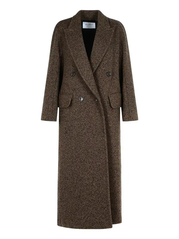 Max Mara Arco 1234 Virgin Wool Coat - Brown