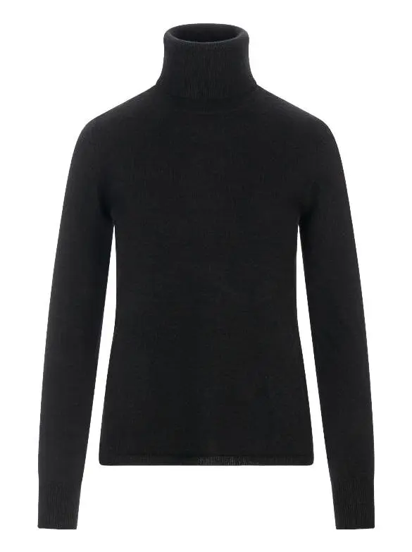 Max Mara Educata Turtleneck Top - Black