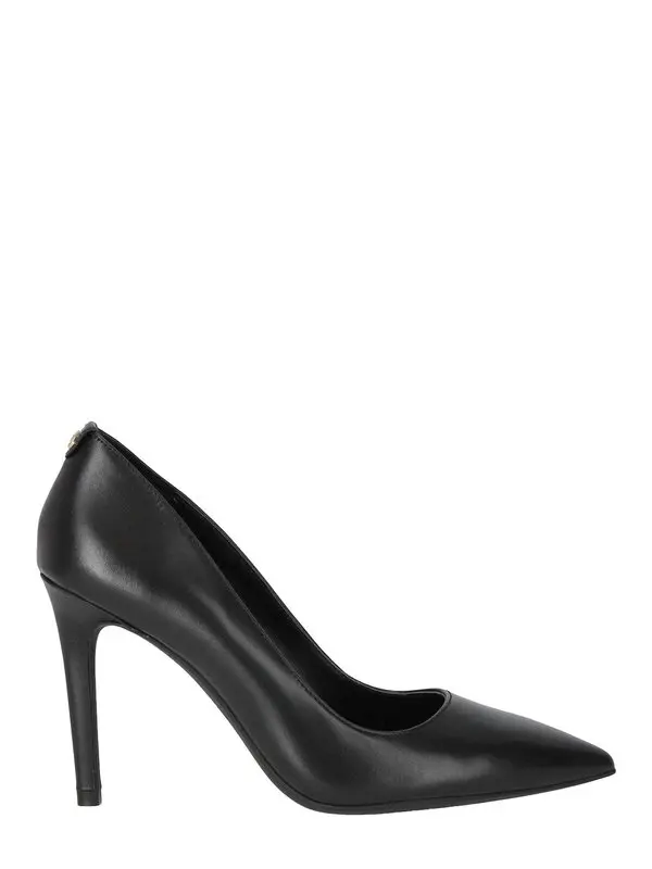 Michael Kors Leather High Heel Pumps - Black